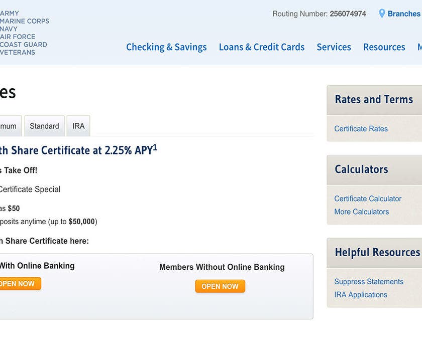 Keluargaberbisnis Navy Federal Savings Account Card